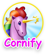 Baby unicorn wishes you a sparkly friday!