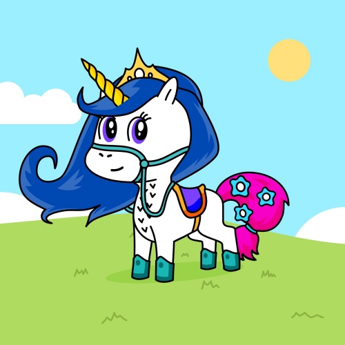 Princess Ruby the unicorn