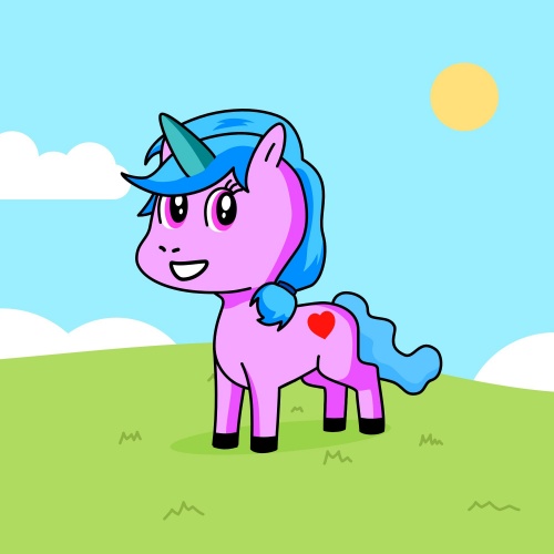 My little pony the unicorn