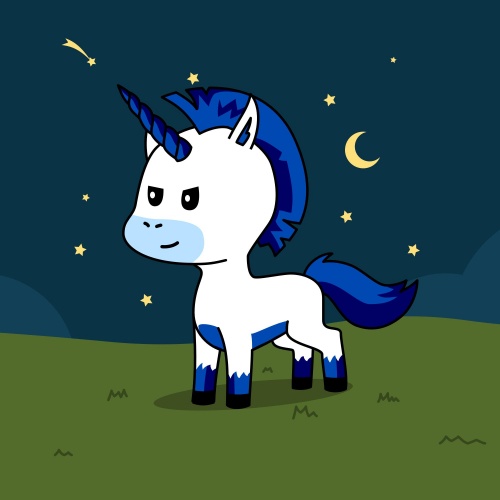 Greyfell the unicorn